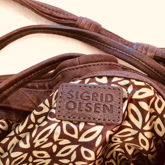 Sigrid Olsen | Bags | Sigrid Olsen Chocolate Brown Tassel Purse | Poshmark